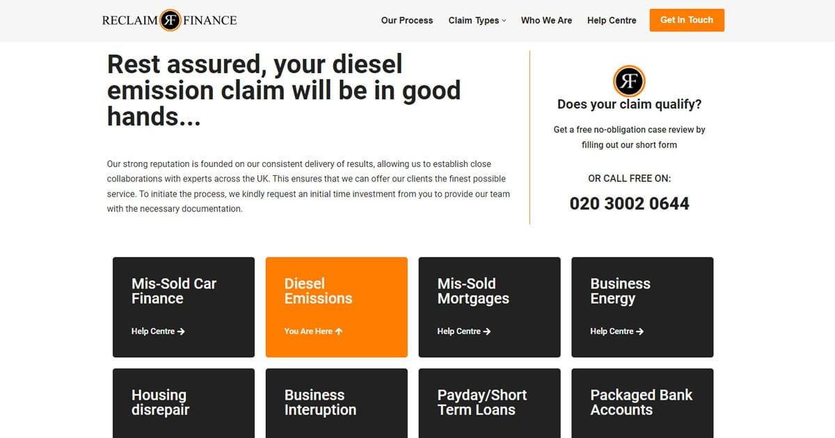 Diesel Emission Claim | Diesel Claims | FAQs